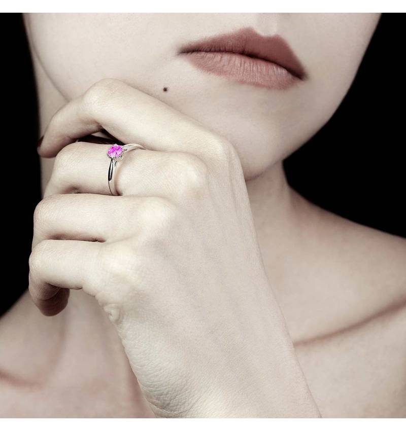 Laureen solo Pink Tourmaline Ring